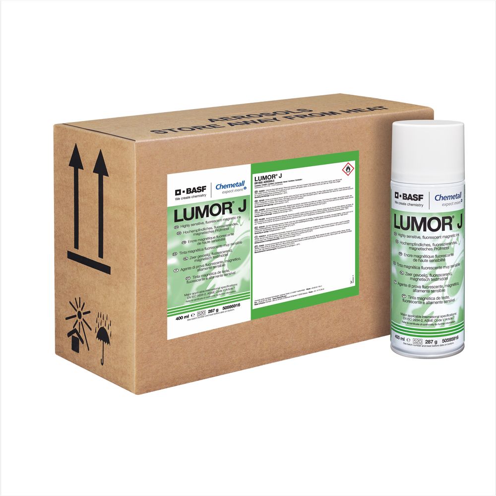 Lumor J Fluorescent Magnetic Particle Inspection Ink - NDT Consultants